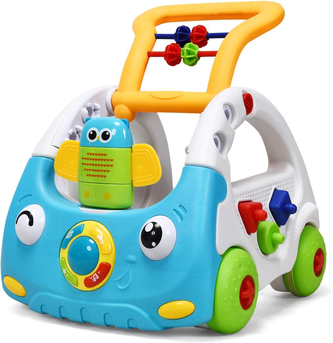 COSTWAY Trotteur Pousseur, Evolutif de Sens, Aide à Marcher ...