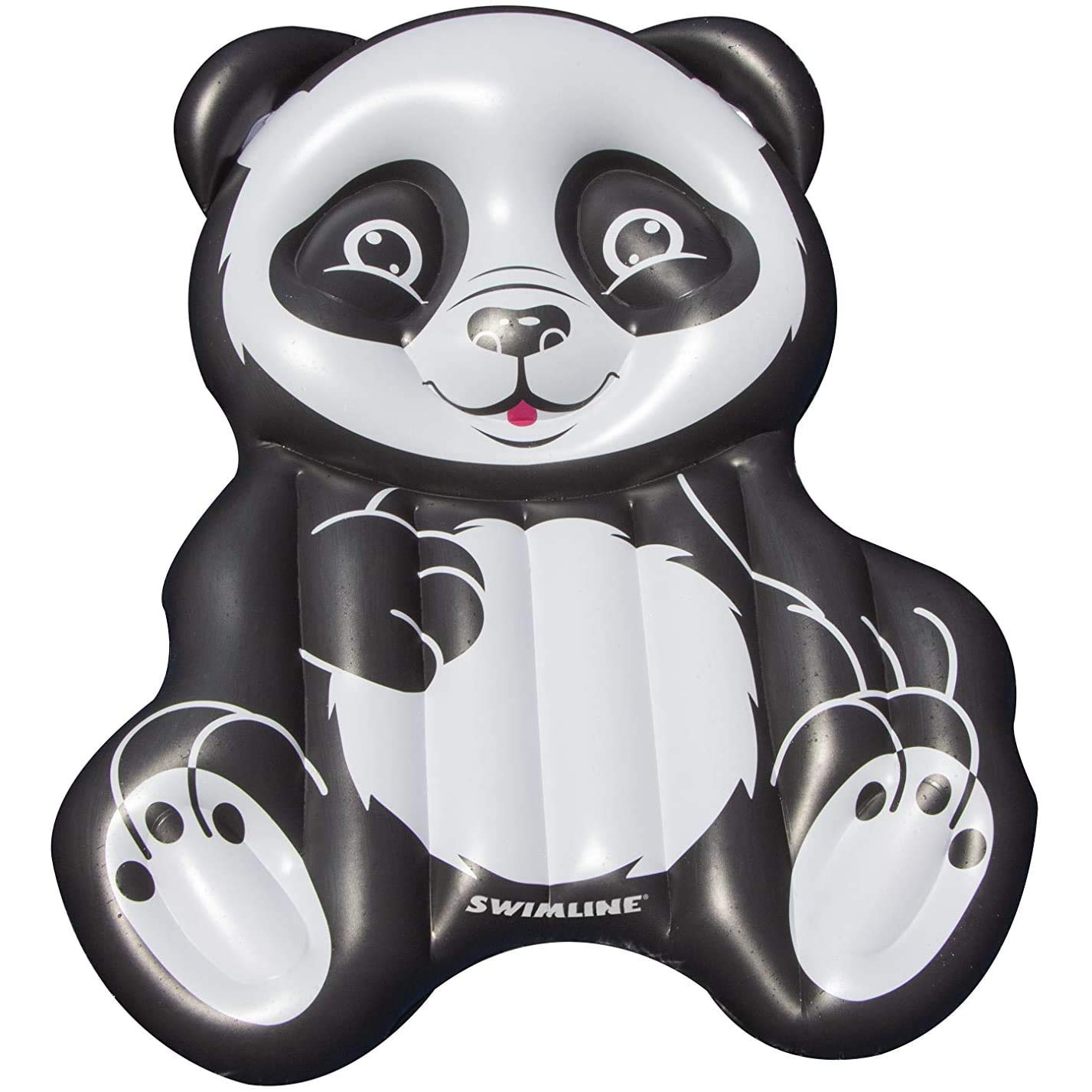 Swimline Inflatable Panda Pool Float, Black/White, 71"/50"/8" for sale ...