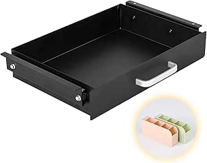 Amazon.com: Gome Under Desk Pull-Out Drawer - Storage Organizer Office ...