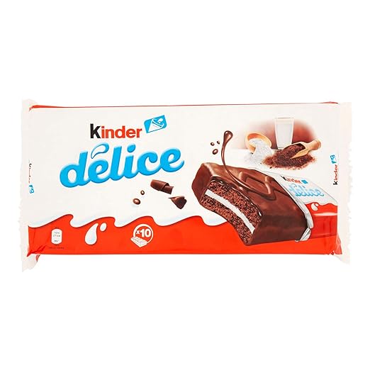Amazon.com : kinder delice chocolate 10 Pieces (390g) : Grocery ...