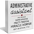 Amazon.com: Administrative Assistant Thank You Gift Decorative Wooden ...
