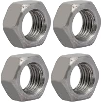 304 Stainless Steel Nuts Uxcell 4-Pack M10 X 1.5mm Left Hand Thread ...