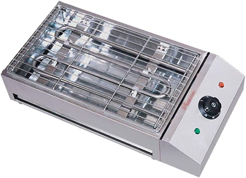 Review Electric Griddle, Commercial smokeless Electric Barbecue Machine ...