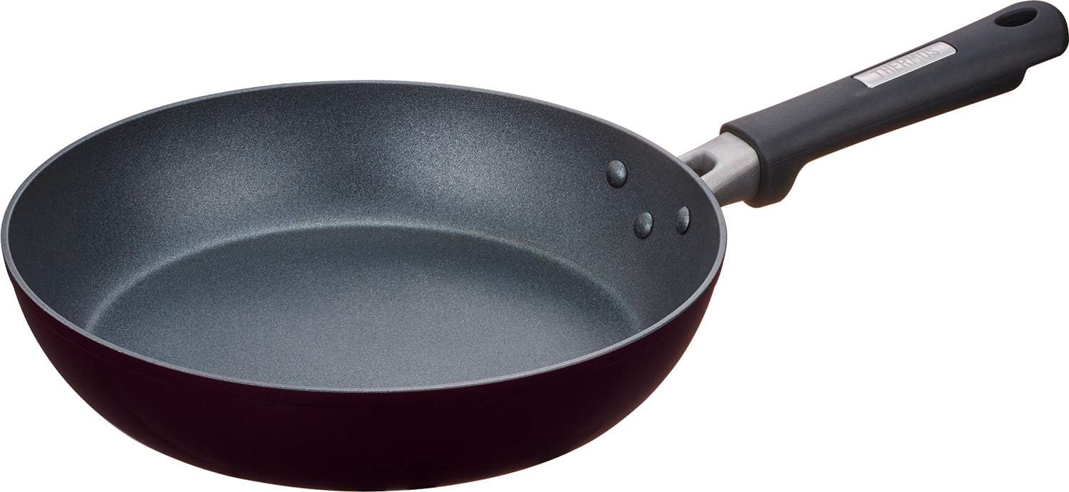 Amazon.co.jp : サーモス フライパン 26cm プラズマ超硬質コート IH対応 ブラック KFC-026 BK : ホーム＆キッチン