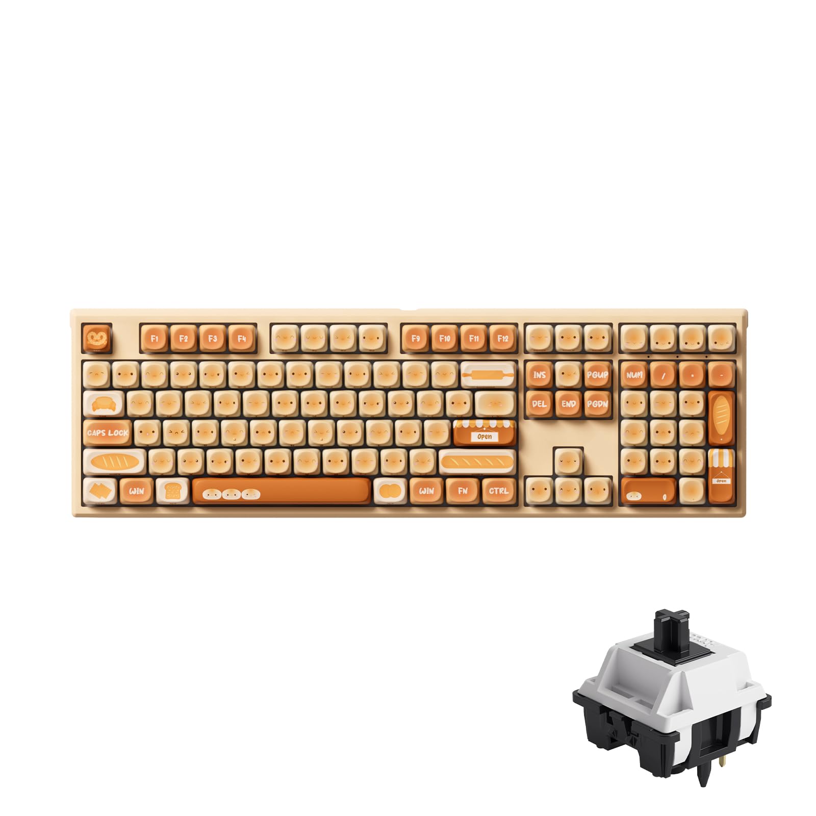 Mua MONSGEEK MG108B Bun Wonderland Mechanical Keyboard Hot-Swappable ...