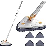 Amazon.com: 360° Rotatable Adjustable Cleaning Mop Extendable Triangle ...