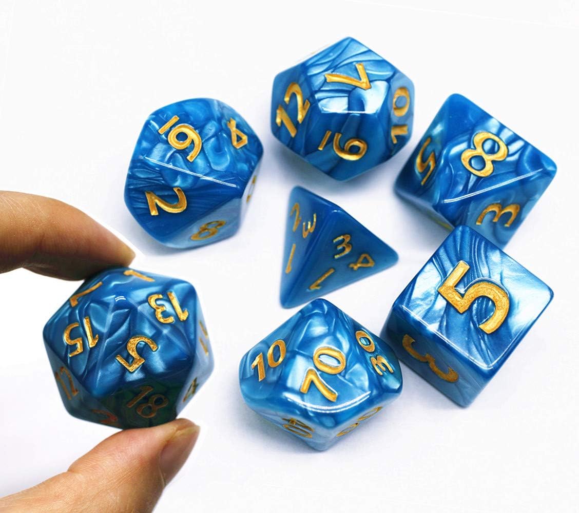 HD DICE 25mm Blue Giant DND Dice Set for Dungeons and Dragons D&D RPG ...
