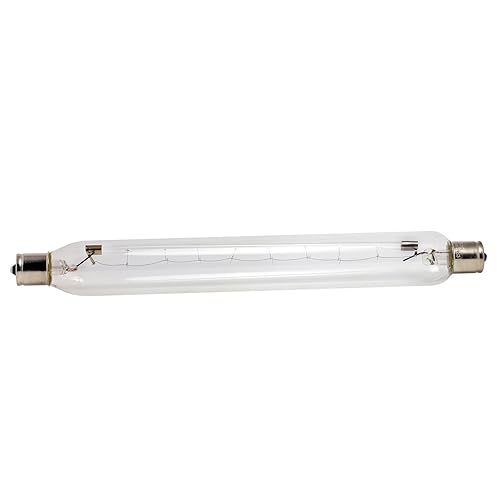 5 X 221MM 30 WATT CLEAR GLASS S15 FITTING DOUBLE ENDED TUBE STRIPLIGHT ...
