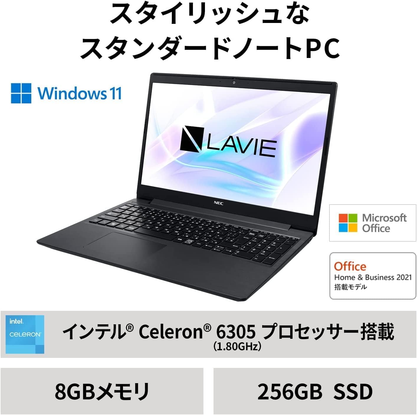 Mua NEC Laptop LAVIE Direct N15(S) with Office 15.6 Celeron 6305 8GB ...