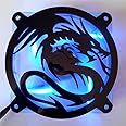 Amazon.com: Custom Acrylic Flying Dragon Computer Fan Grill 120mm ...