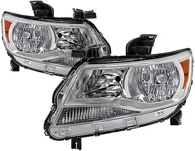 Amazon.com: [For 2015-2019 Chevy Colorado Pickup Truck] Chrome Housing ...