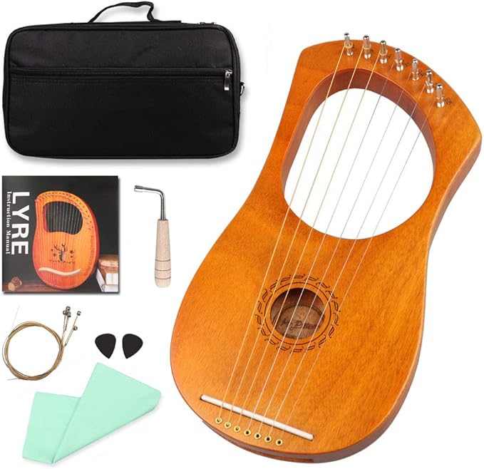 Amazon.com: Mr.Power Lyre Harp Ancient Greece Style Harps with Tuning ...