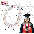 Amazon.com: 46ft Graduation Lei Netting Bags Graduation 7 Rolls ...