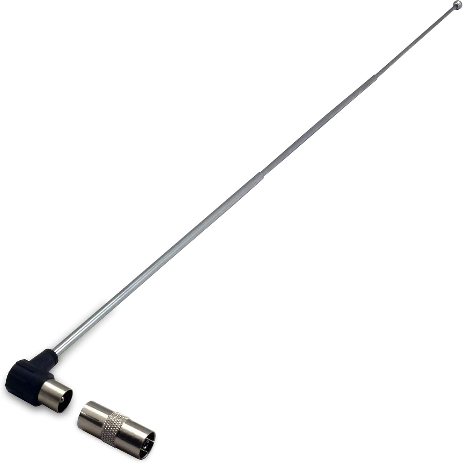 FeinTech FM DAB Telescopic Antenna with IEC Plug Adapter – BigaMart