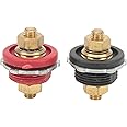 Thru Panel Battery Terminal Connectors, 2 Pcs 3/8In Stud 250A Positive ...