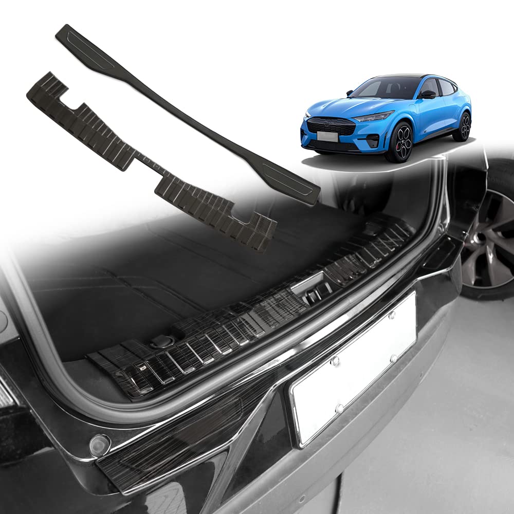 AOSKonology Compatible with Mach E Rear Bumper & Trunk Sill Set Cover ...