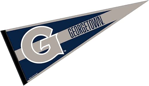 Amazon.com : College Flags & Banners Co. Georgetown Pennant Full Size ...