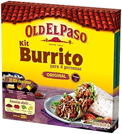 Old El Paso Kit para Burritos - 510g: Amazon.es: Amazon Pantry