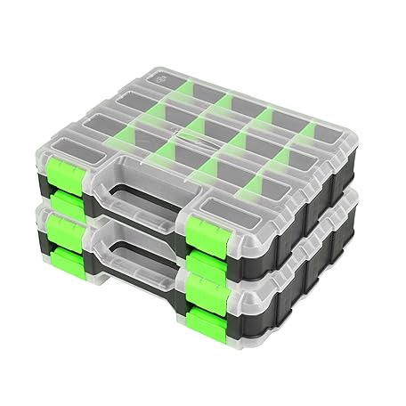 Mua JACK BOSS TJB322-2G Parts Case, Double Sided Organizer, Double ...