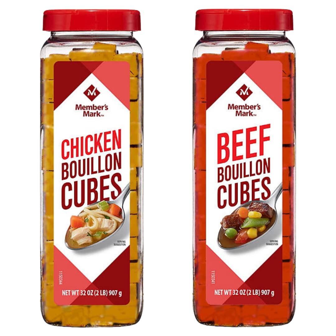 Mua 2 Pack: Member's Mark's Chicken Bouillon Cubes and Beef Bouillon ...