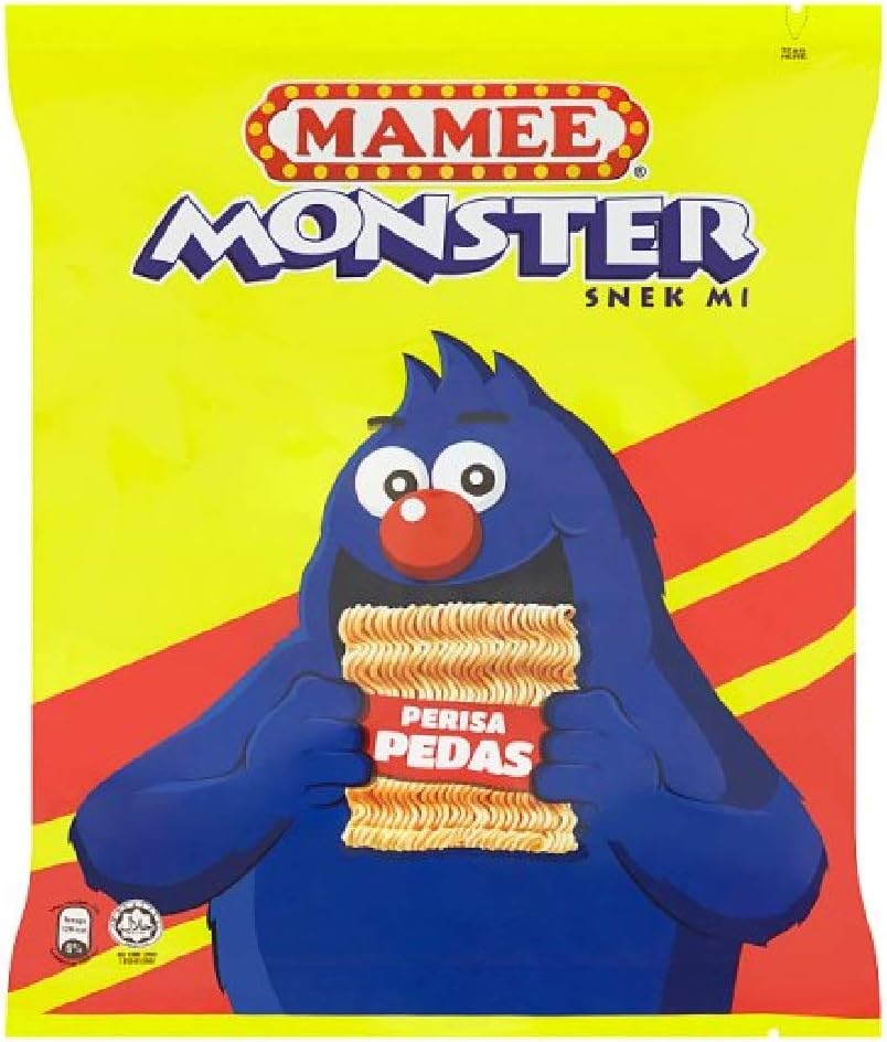 Mamee Monster Snack Noodles 8 Packs x 25g (628MART) (Spicy): Amazon.ca ...