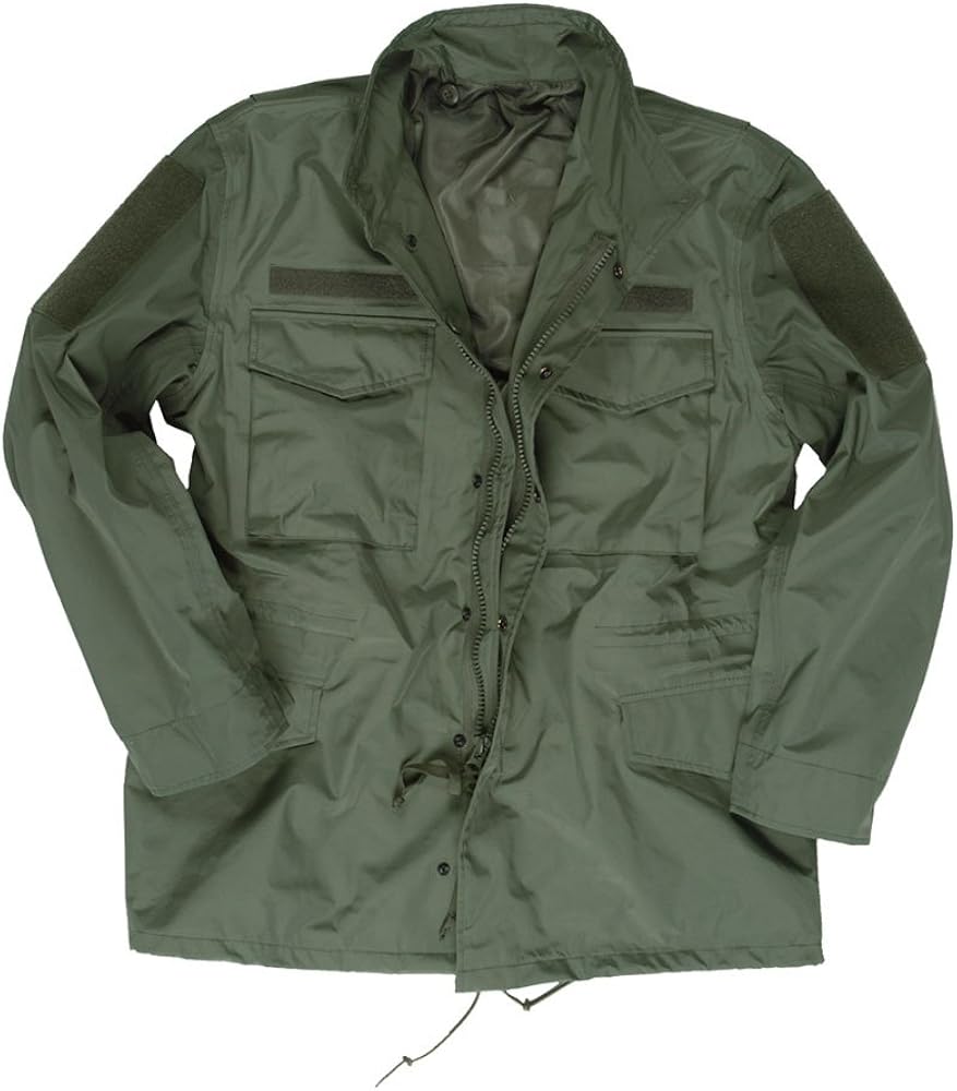 US Trilaminate Olive M65 Field Jacket: Amazon.co.uk: Clothing