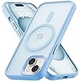 Amazon.com: Tigowos for iPhone 15 Magnetic case Fits MagSafe 15FT Drop Resistant Anti-Yellowing ...