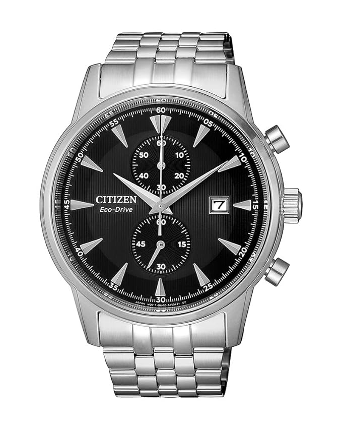 Buy Citizen Eco-Drive Chronograph Black Dial Men's Watch at Amazon.in