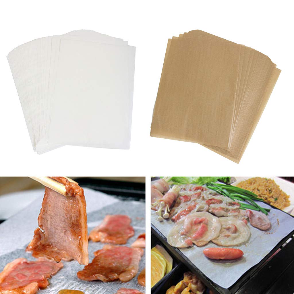 Carta forno siliconata e antiaderente doppio rivestimento 100 fogli di ...