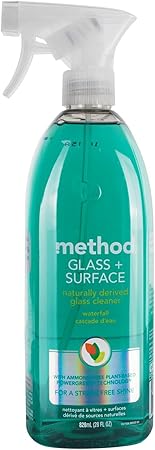 Amazon.com: Method Glass Cleaner + Surface Cleaner, Waterfall, 28 Ounce ...