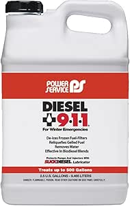 Amazon.com: Power Service 08050-02-2PK Diesel 9•1•1 Fuel Additive - 2.5 ...