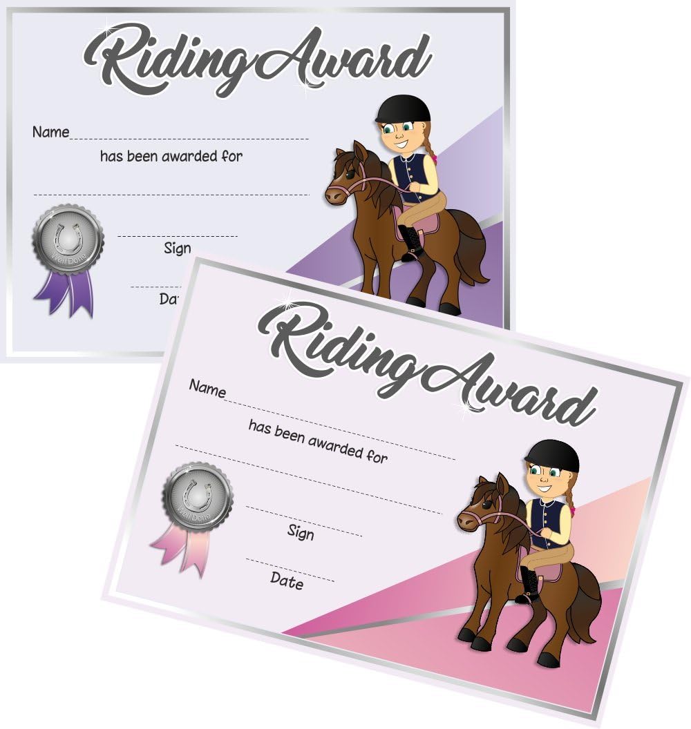 School Stickers A5 Riding Award Certificates – BigaMart