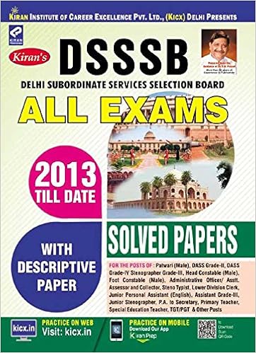 DSSSB PGT Previous Year Question Papers with Answers PDF