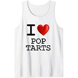 Amazon.com: I Love POP TARTS Food Foodie Heart T Shirt : Clothing ...