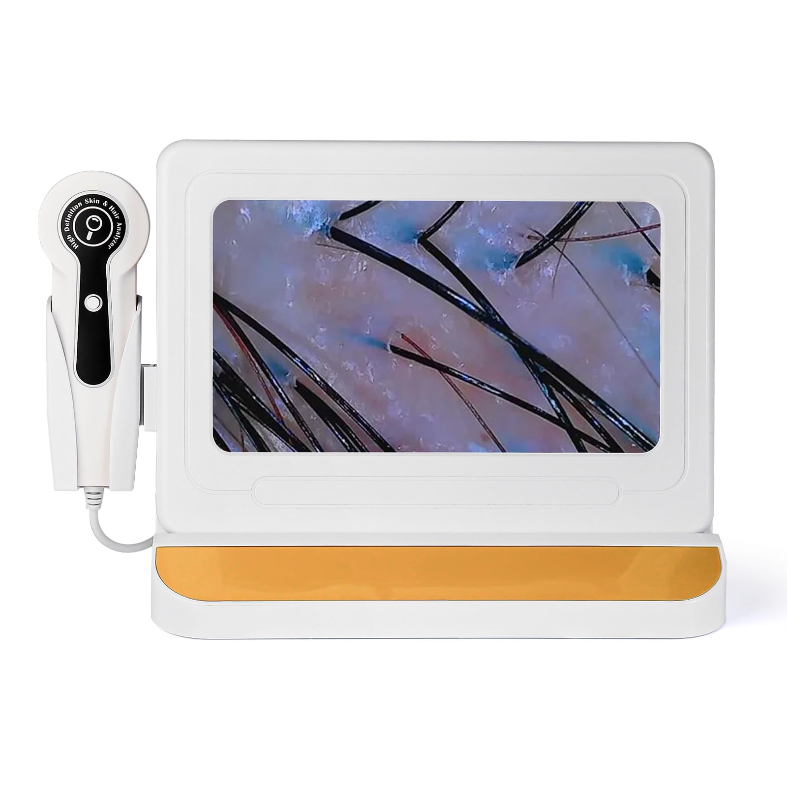 Scalp Analysis Machine, 11 Inch HD Screen Skin Hair Analyzer, Digital Hair Follicle Scalp ...