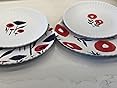 Amazon.com | Poppy Plates - Set of Four 9" Melamine Plates: Dinner Plates