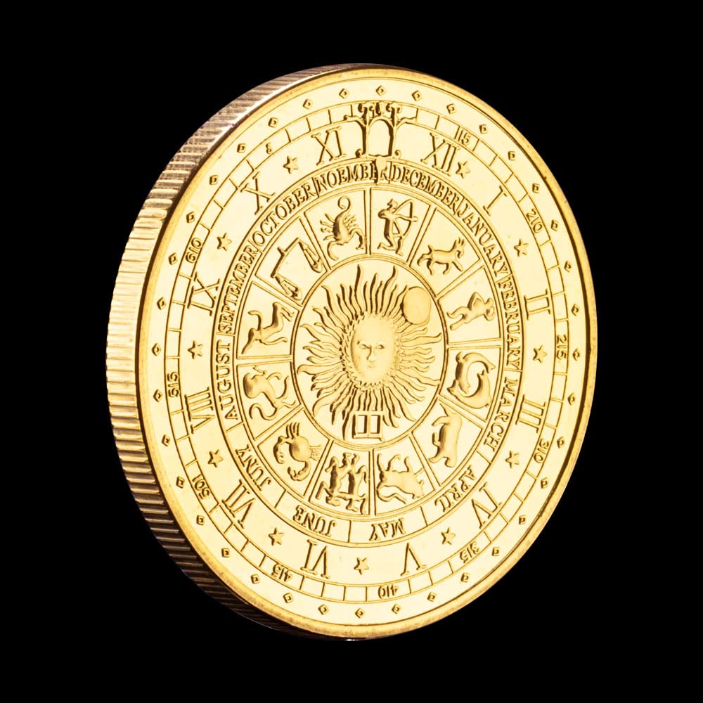 Mua 1 PCS Twelve Constellation Collecible Coin Souvenirs Gift Sun Moon ...