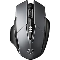 INPHIC Wireless Mouse, [Upgraded: Battery Level Visible] Large ...