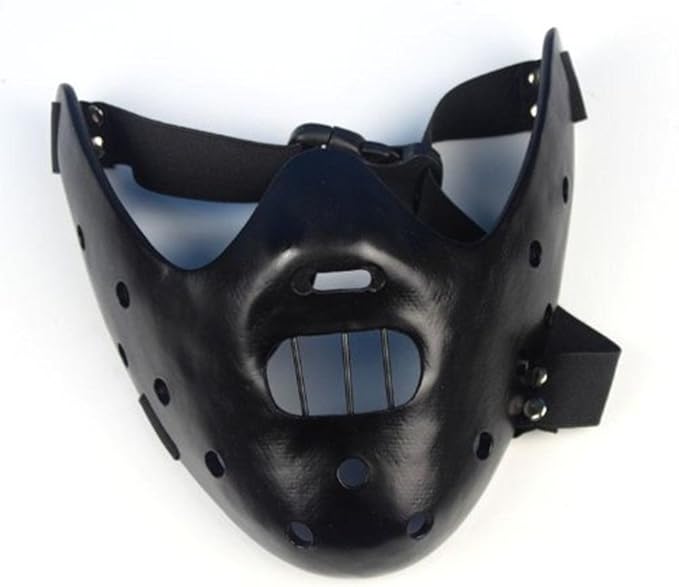 Amazon.com: Gmasking Resin Hannibal Lecter Mask Halloween Party Costume ...