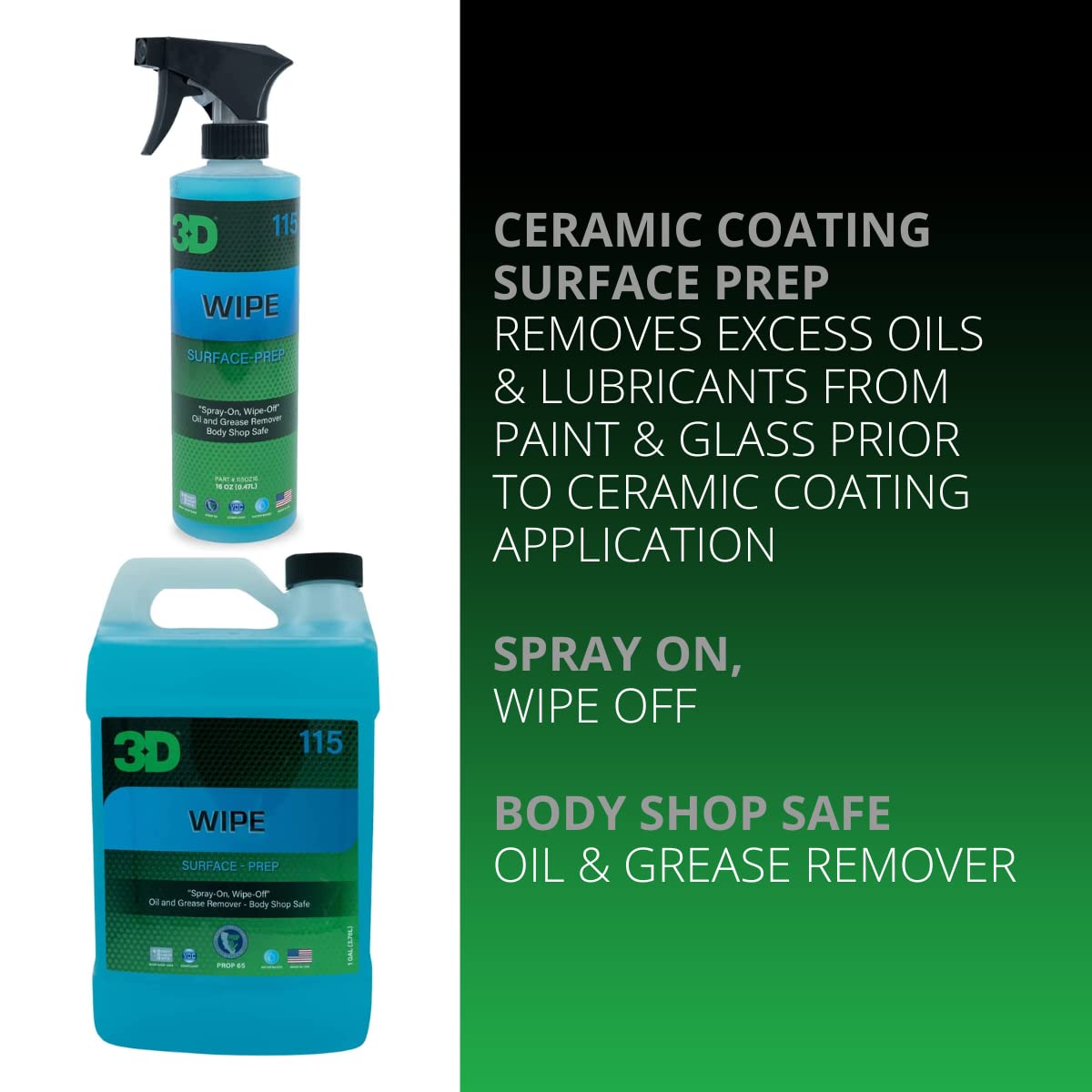 Mua 3D Wipe Ceramic Coating Surface Prep - Removes Excess Oils ...