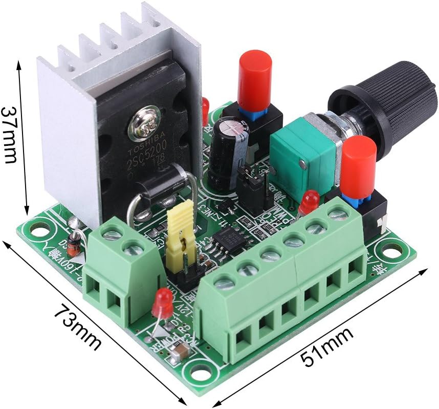 PWM/Frequency Pulse Signal Generator Module Adjustable Stepper Motor Drive Controller Board with ...