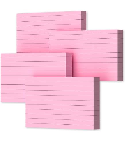 Pink Index Card