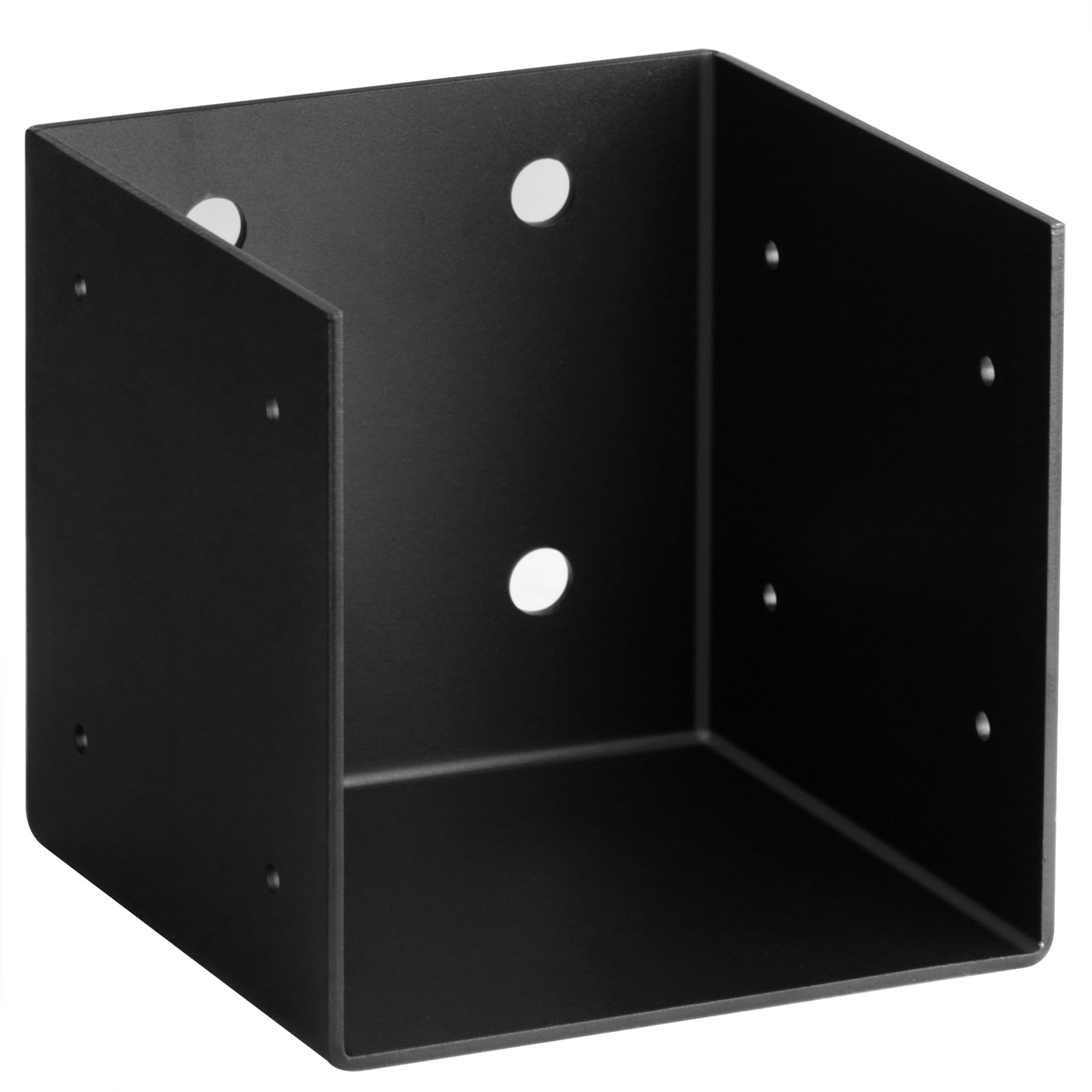 GBGS 2 Pcs 6x6 Black Pergola Wall Mount Bracket,11 Gauge Roof Joist ...