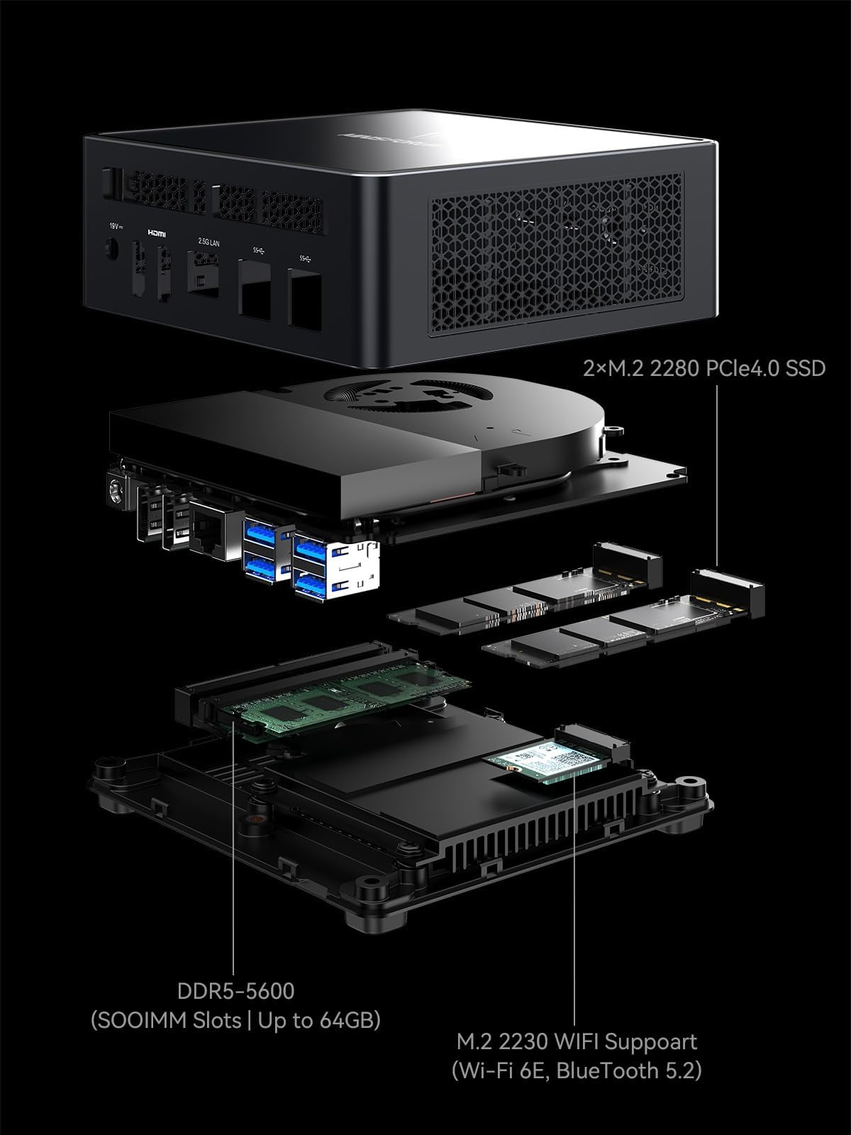 Mua DeskMini UM790 Pro Mini PC AMD Ryzen 9 7940HS Barebones Version ...