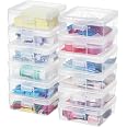 Amazon.com: OMNISAFE 12 Pack Small Plastic Hobby Art Craft Organizer ...