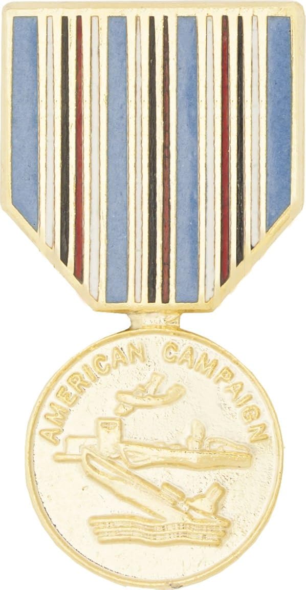 Amazon.com: American Campaign Medal Hat Pin: Clothing