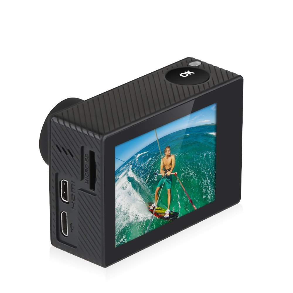 Dragon Touch Vision 3 4K Sports Action Camera Ultra HD 30m Underwater ...