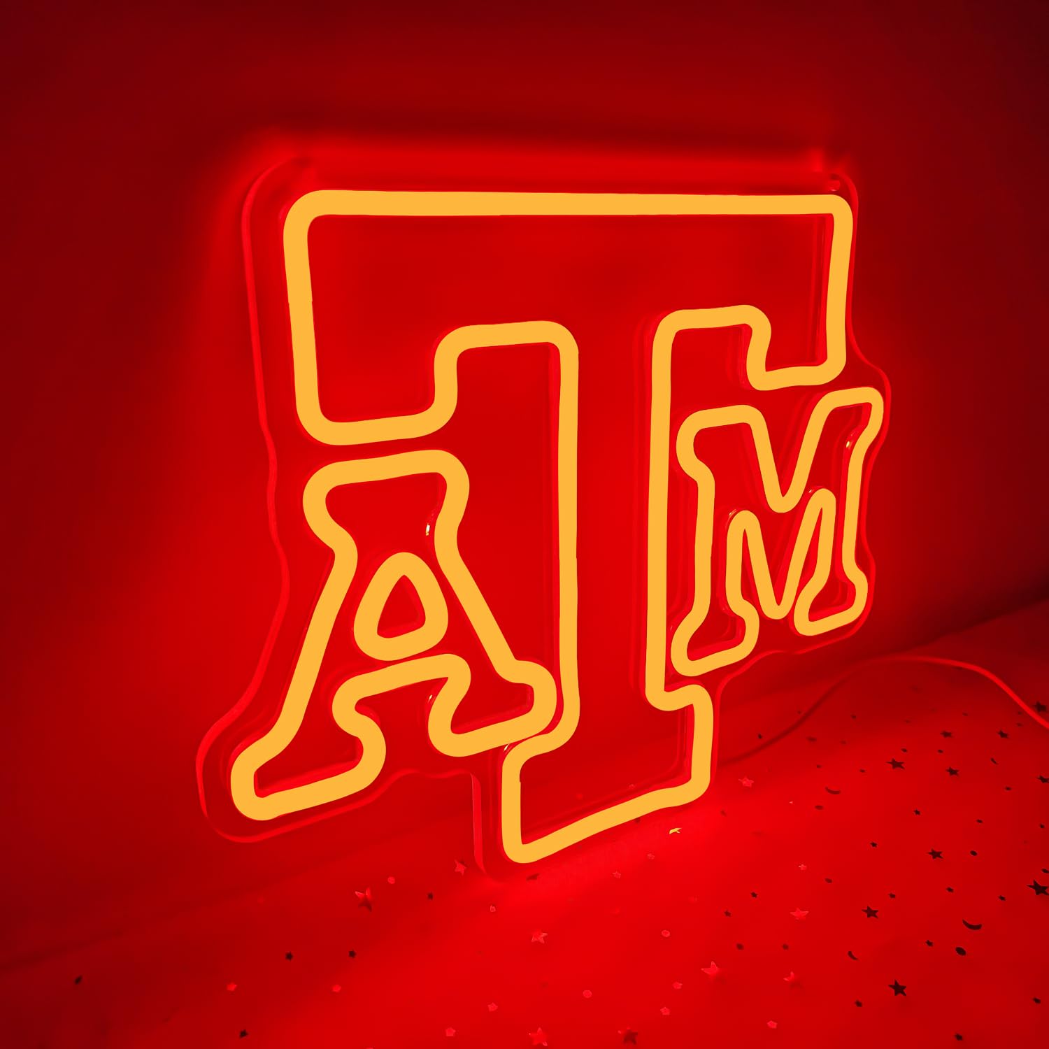 OvoNinn Texas A&M University Neon Signs For Wall Decor TAMU Neon Light ...
