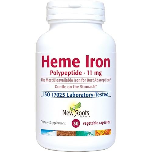 New Roots | Heme Iron Supplement with Vitamin C & B12 | Designed by ...