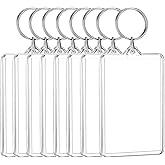 Amazon.com: picture keychains Photo frame key chain pendant photo ...